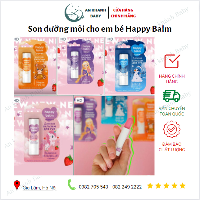 Russian Happy Balm Baby Lip Balm | Shopee Malaysia