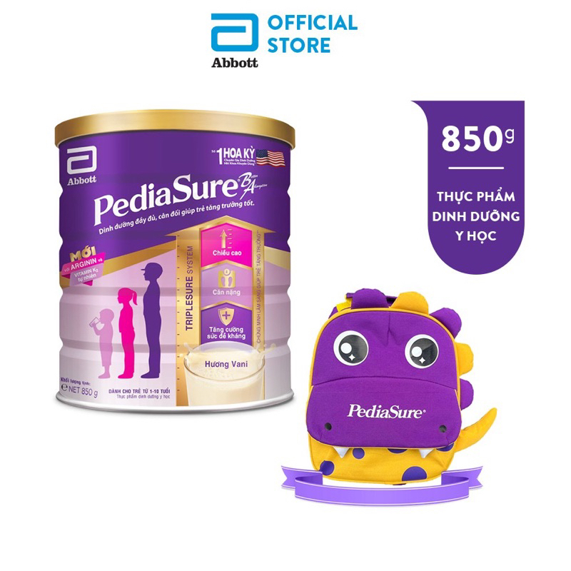 [Free Pediasure Backpack] Vanilla Pediasure Milk Powder 850g / Can ...