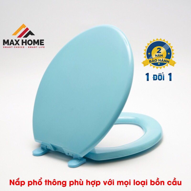 [Warehouse Price] Blue plastic toilet lid fits most toilets (with ...