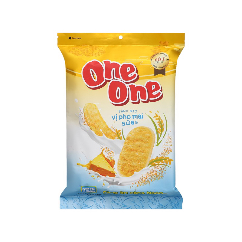 One One milk cheese flavored rice cake 118g pack | Shopee Malaysia