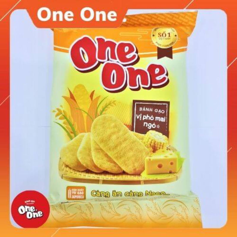 One One Corn Cheese Flavored Rice Cake 118g pack | Shopee Malaysia