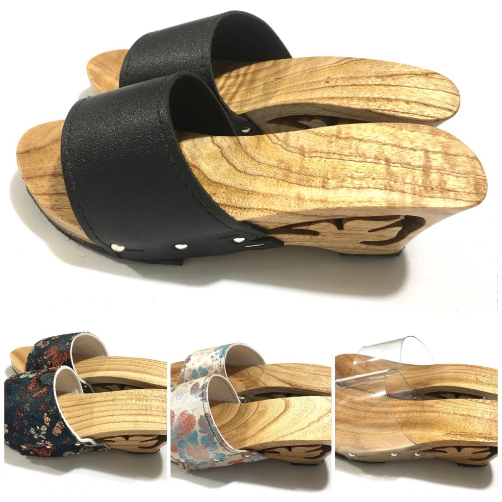 7 inch wooden clogs, women's clogs, wooden clogs (factory) | Shopee ...