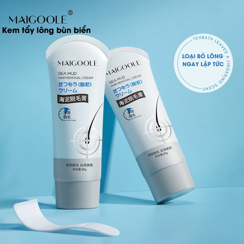 Maigoole Hair Removal Mud Cream From Sea Mud Cleanses Hair Gently ...