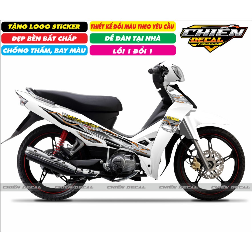 Sirius RC 110cc - 50cc car decal, fire stamp model made of white car ...