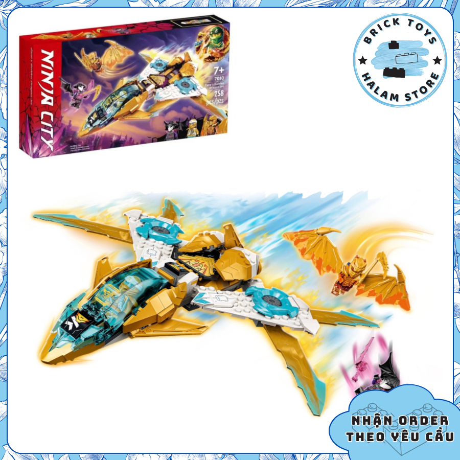 Ninjago 7010 71770 Zane Dragon Jet Assembly Toy - Zane's Airplane Ninja ...