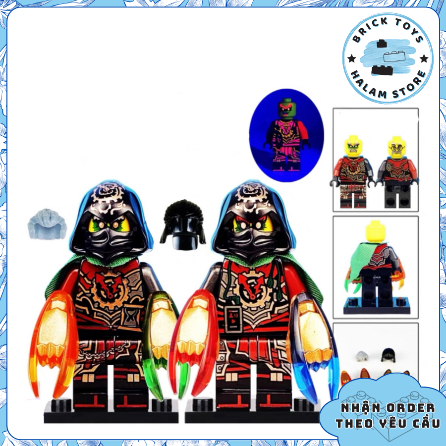 Minifigures Ninjago Time brothers Assembly Toy - Time twin brothers ...