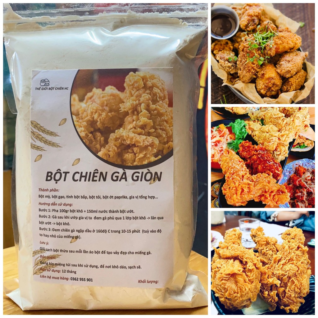 Crispy Chicken Fried Flour, Beautiful KFC Chicken, Fragrant Yellow ...