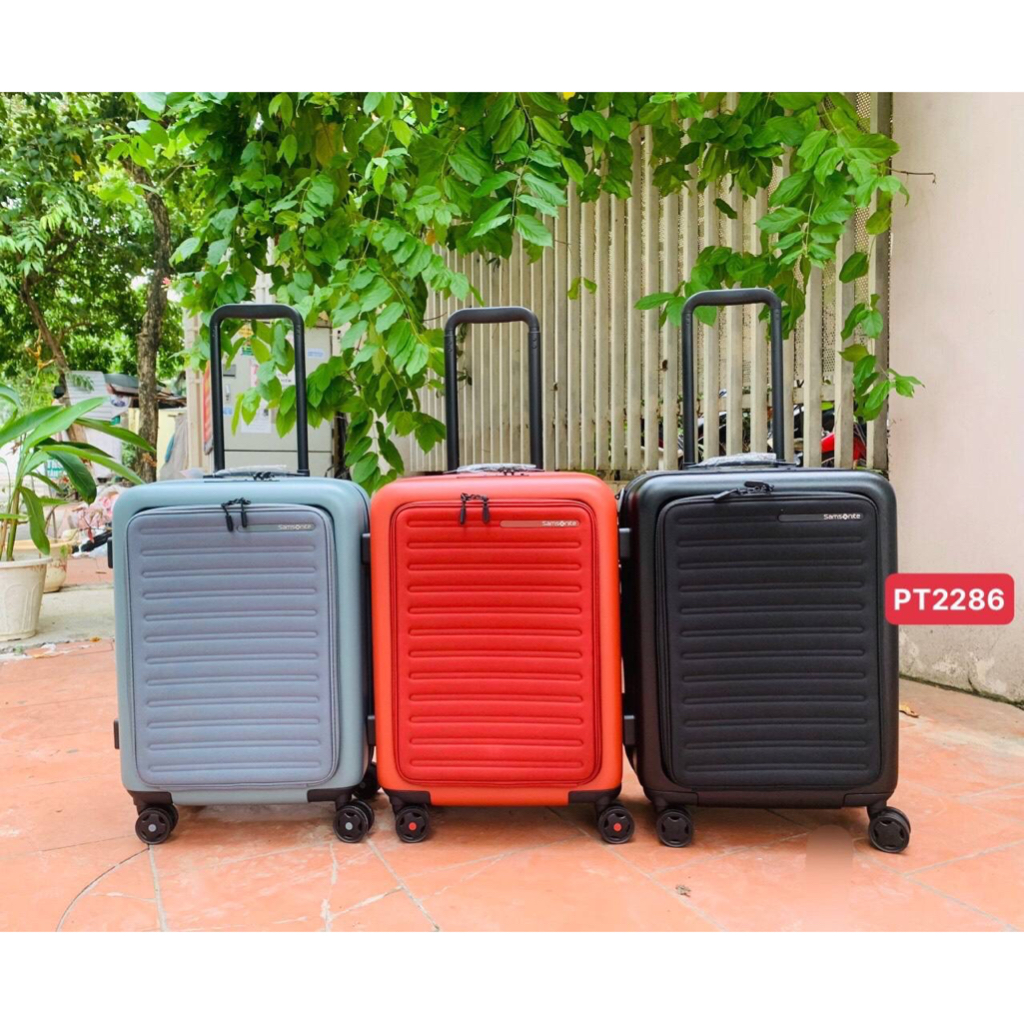 Samsonite STACK'D EASY ACCESS suitcase cabin size | Shopee Malaysia