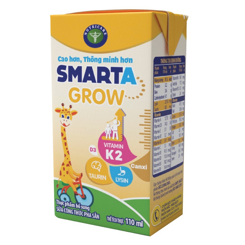 Nutricare Smarta Grow Formula Carton (110ml x 48 Boxes) - Supports ...