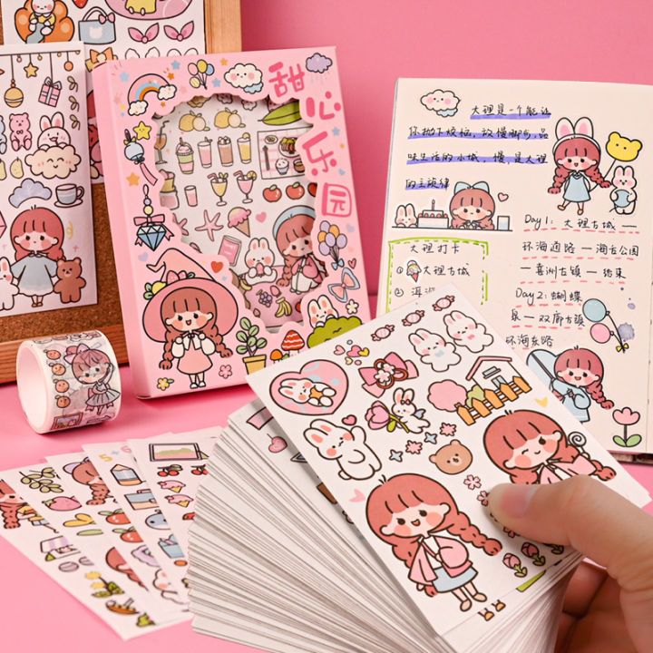 Cute Happy Day stickers - Korean style stickers - waterproof | Shopee ...