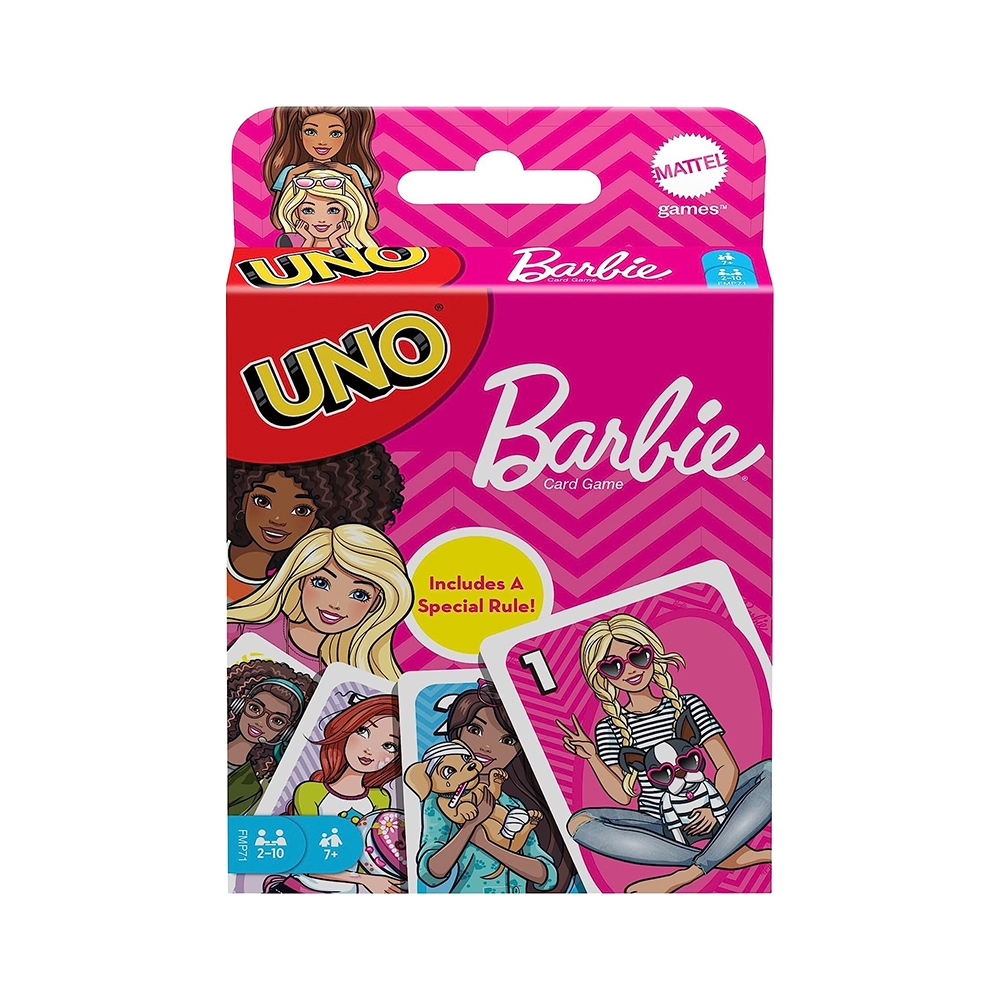 Uno Barbie Game Card Set - 112 cute cartoon character cards | Shopee ...