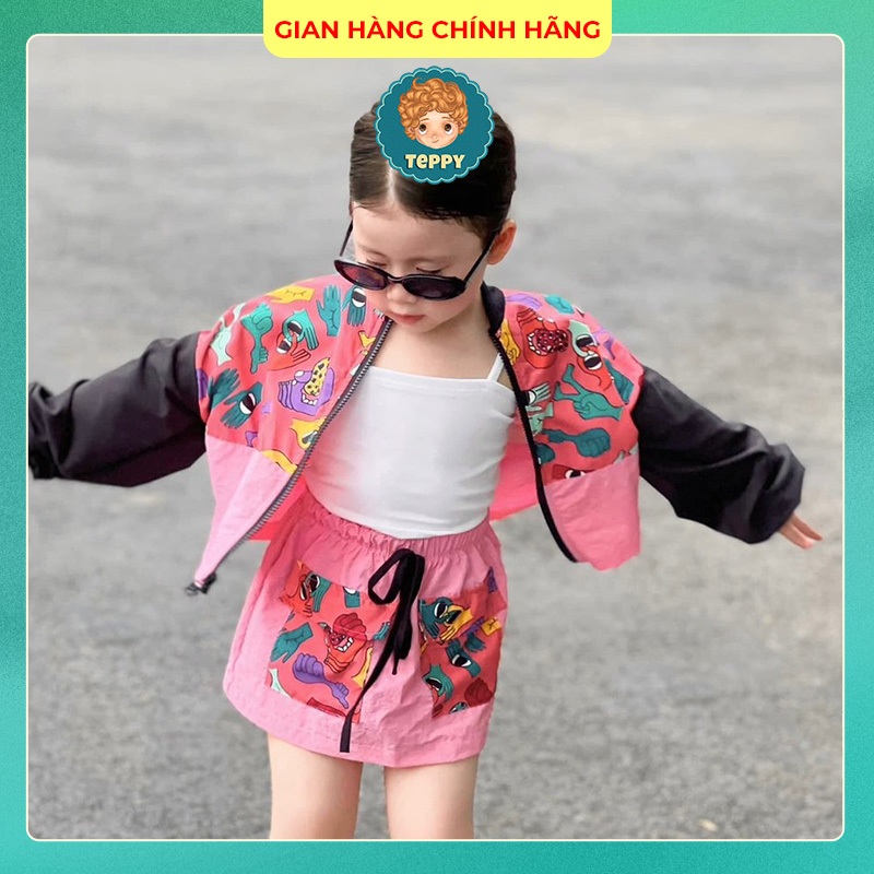 Dress Set with beautiful colored patterns for girls Jacket | Shopee ...
