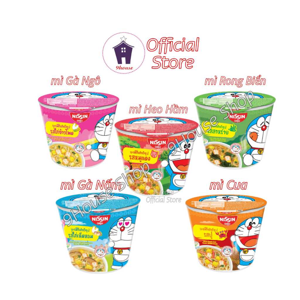 Nissin Mini Instant Noodles Doremon Cat Version Thailand | Shopee Malaysia
