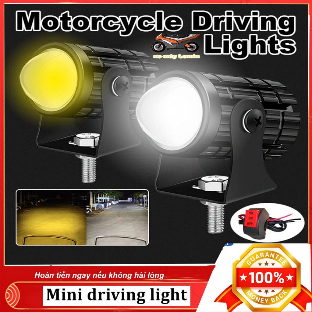 Motorcycle Headlights, Electric Vehicles 4-Color cos White Yellow ...