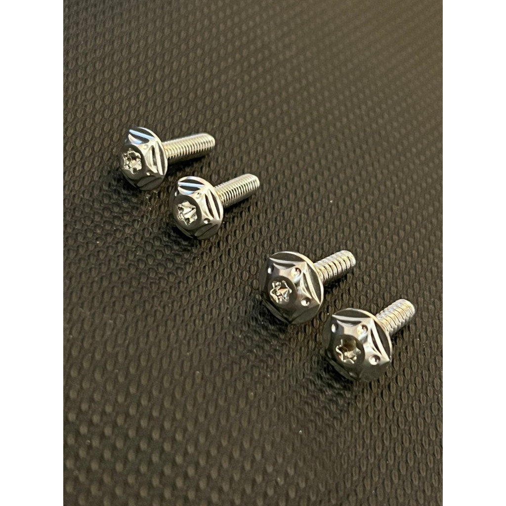 4mm stainless steel screws with smooth and thin threads to mount the ...