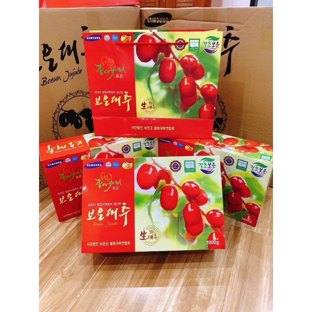 Dried Korean Red Apples Full Weight - 1kg Standard Product (Free bag ...