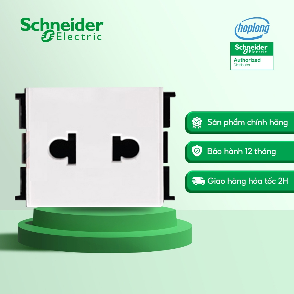 Single 2-pin socket F1426USM_WE_G19 Schneider 16A size M S-flexi series ...