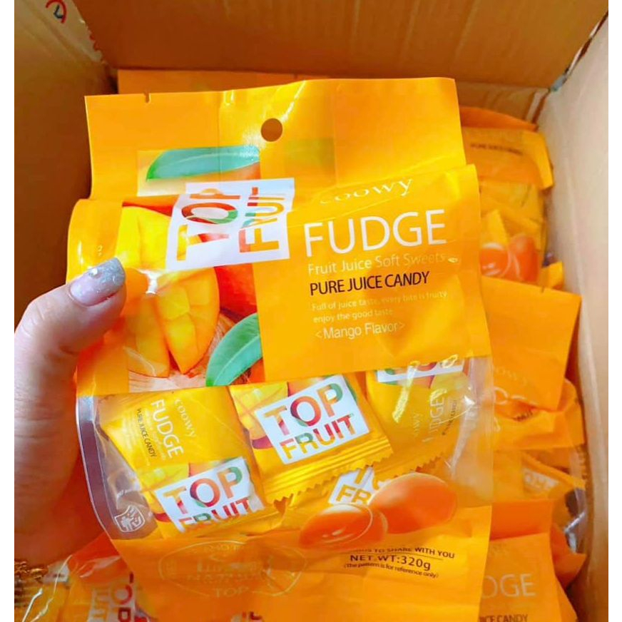 Top Fruit COOWY GENUINE Fruit gummies 320g - Top Fruit Mango | Shopee ...