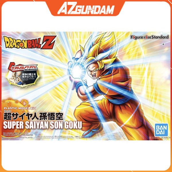 Assembled Model Figure-rise Standard Super Saiyan Son Goku Dragon Ball ...