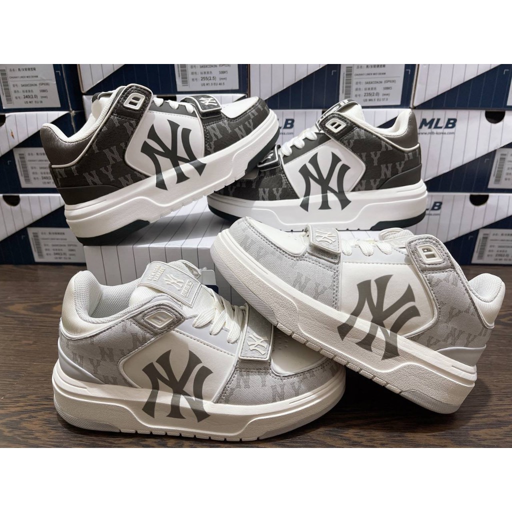 Mlb Authentic Sneakers Full Box Tag Chunky Liner Mid Denim New York ...