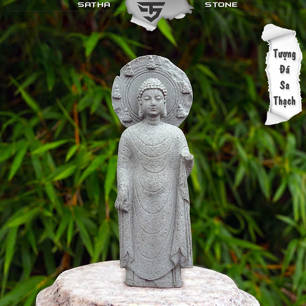 SA Buddha statue ST027 made of high quality sandstone - Deco statue ...