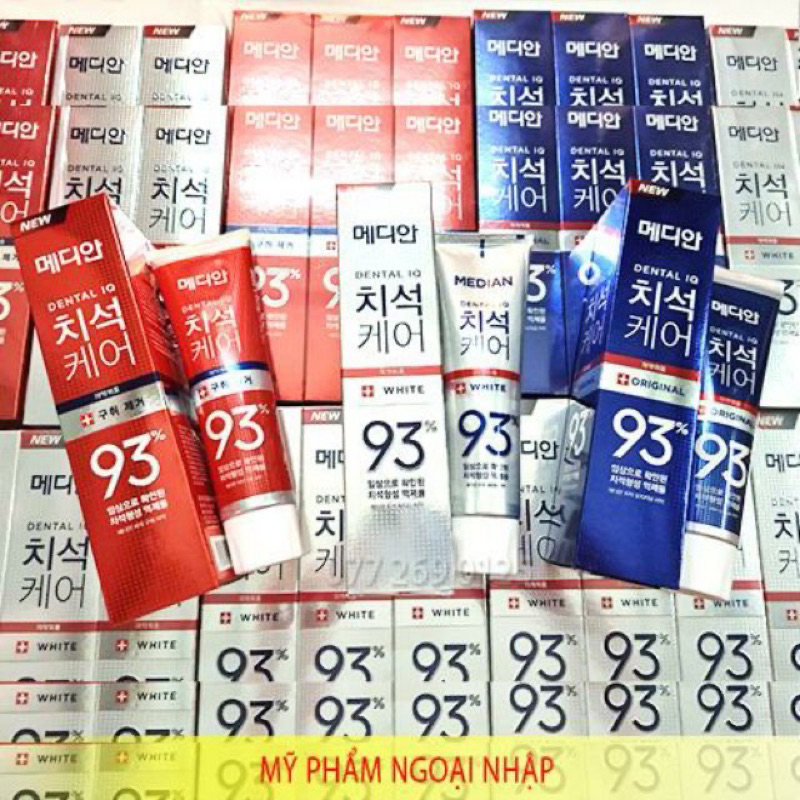 New Model] Median Dental IQ 93% Korea Genuine Toothpaste 120gr | Shopee ...