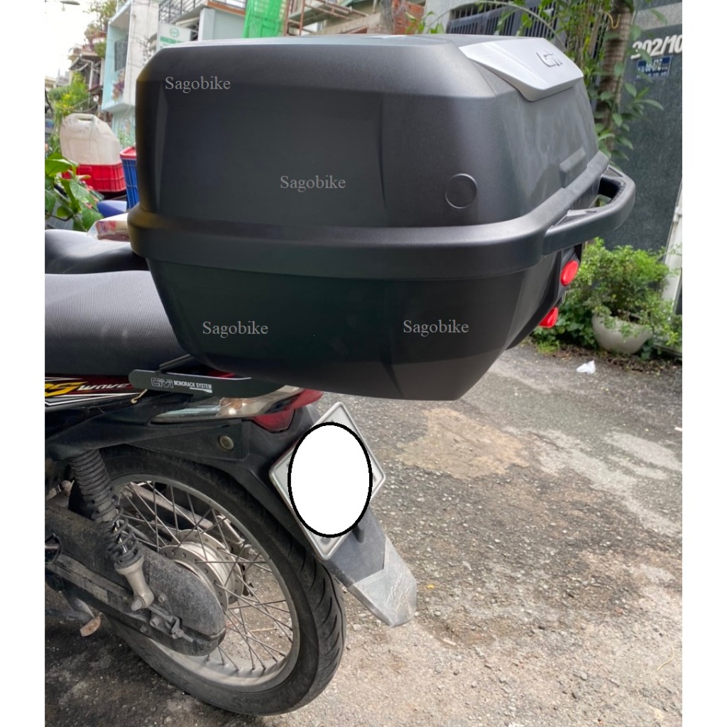 Wave RSX trunk, givi E43NTL trunk and givi trunk installed for Wave RSX ...