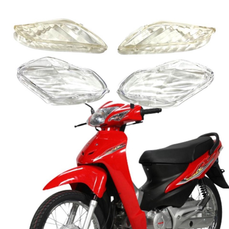 Wave 100/110 White Turn Signal Cover, Extremely Class 1 Product. | Shopee Malaysia