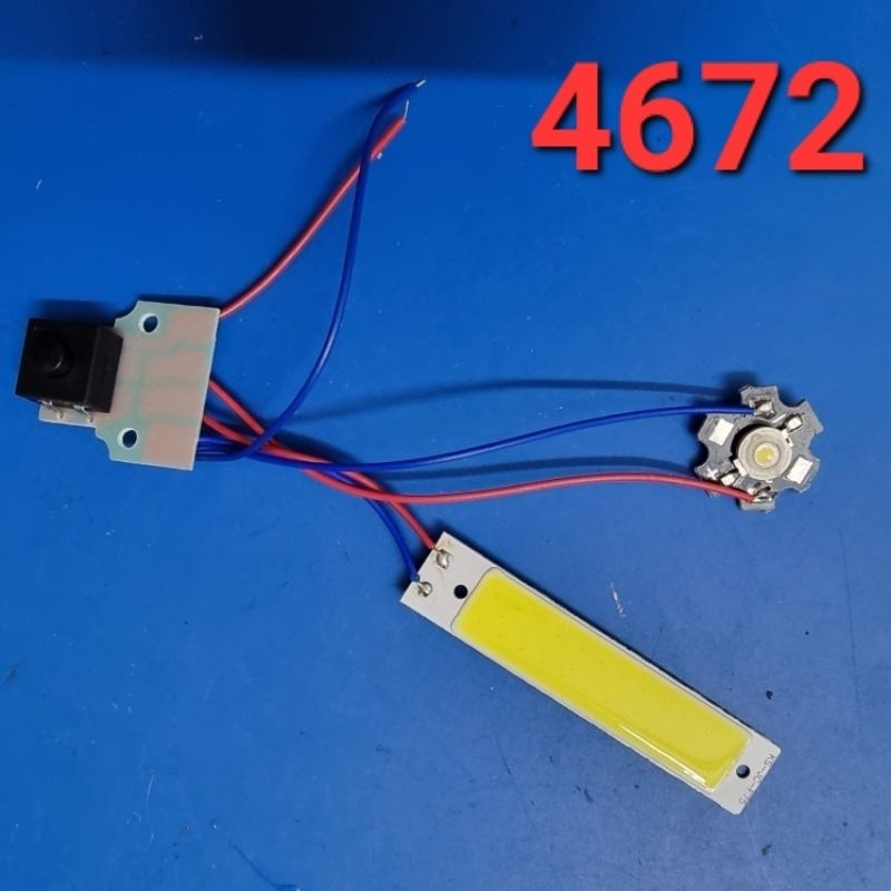 Flashlight circuit board with 2 3.7v led bulbs (4672) | Shopee Malaysia