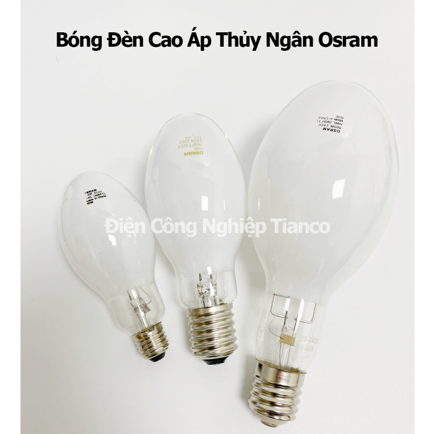HWL direct mercury high pressure light bulb 160W 250W 500W Osram yellow ...