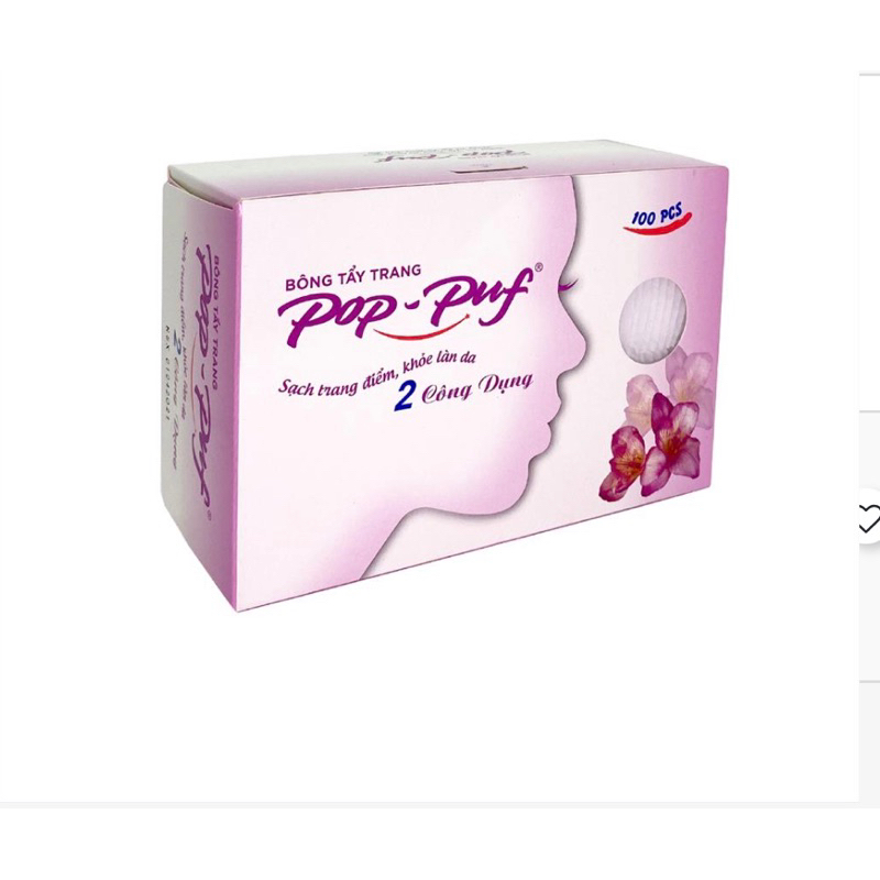 Pop-Puf Makeup Remover Cotton Pads, Soft, Smooth, Clean Skin, 100% ...