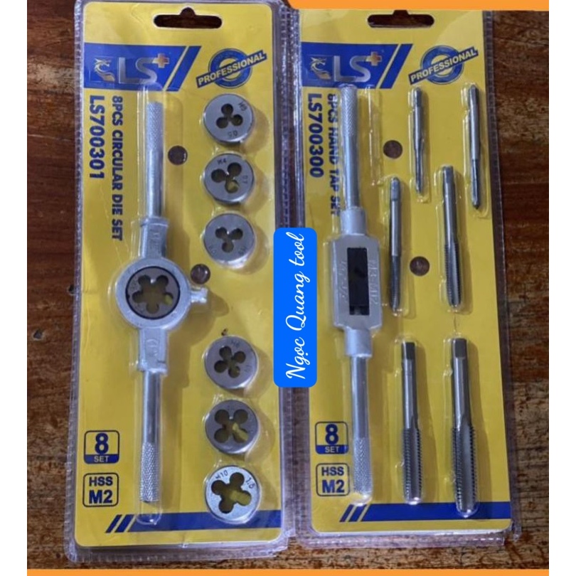 Tap set and threaded table set, creating internal and external threads M3-M12 (Tap set, Thread ...