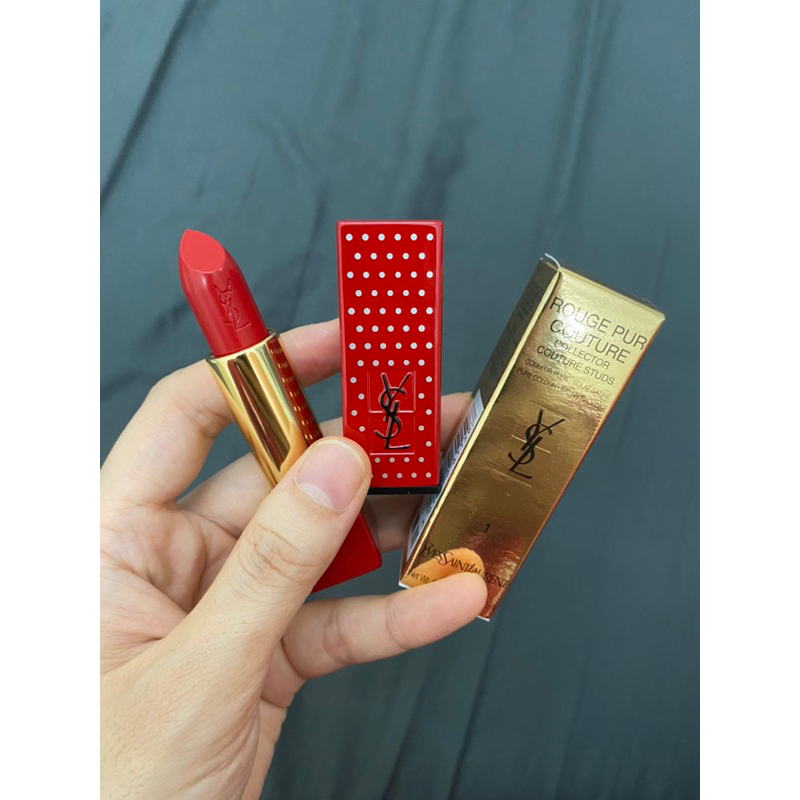 Son YSL Color 01 Red Shell fullsize fullbox | Shopee Malaysia