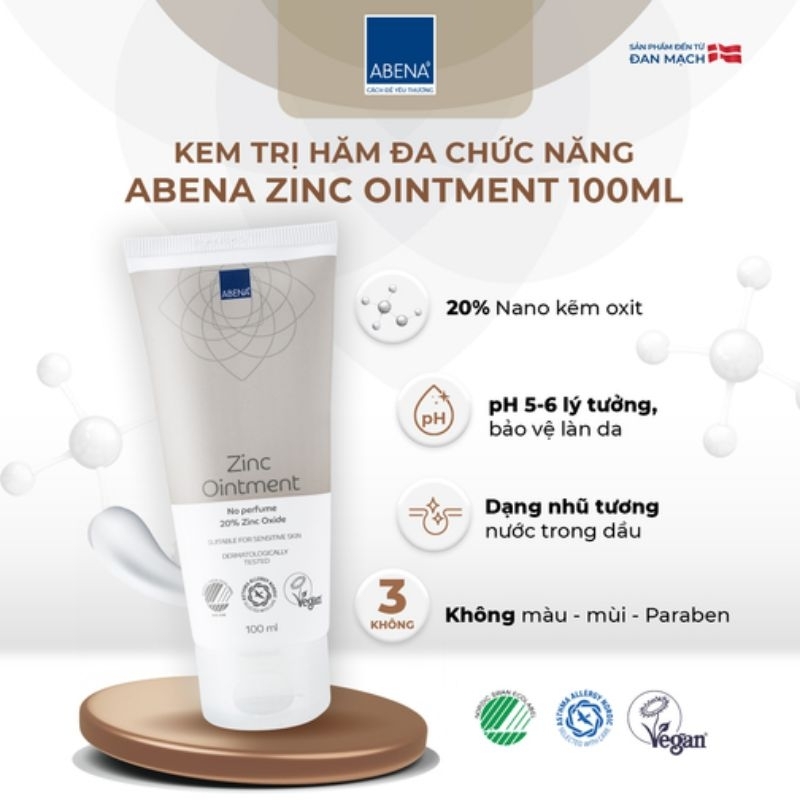 Abena Zinc Ointment multi-purpose diaper rash cream (100ml) | Shopee ...