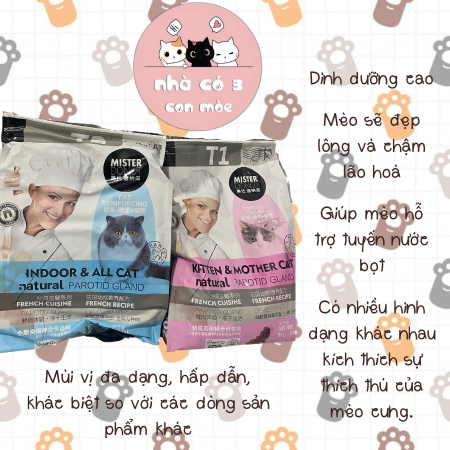 Mister Donut T1 And T2 Seeds Are For Cats With 1kg Bags | Shopee Malaysia