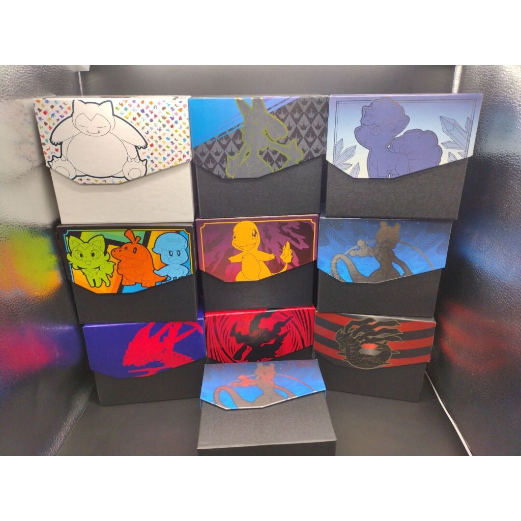 Empty box for collecting Pokemon cards - with Pokemon TCG card battle ...