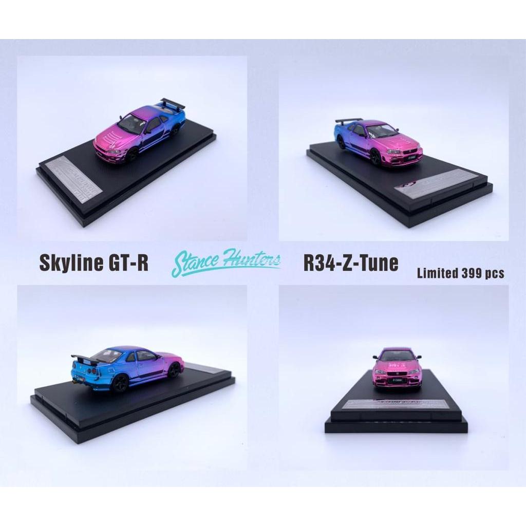 1:64 MODEL STANCE HUNTERS - Nissan Skyline GT-R R34, Nismo Z-Tune ...
