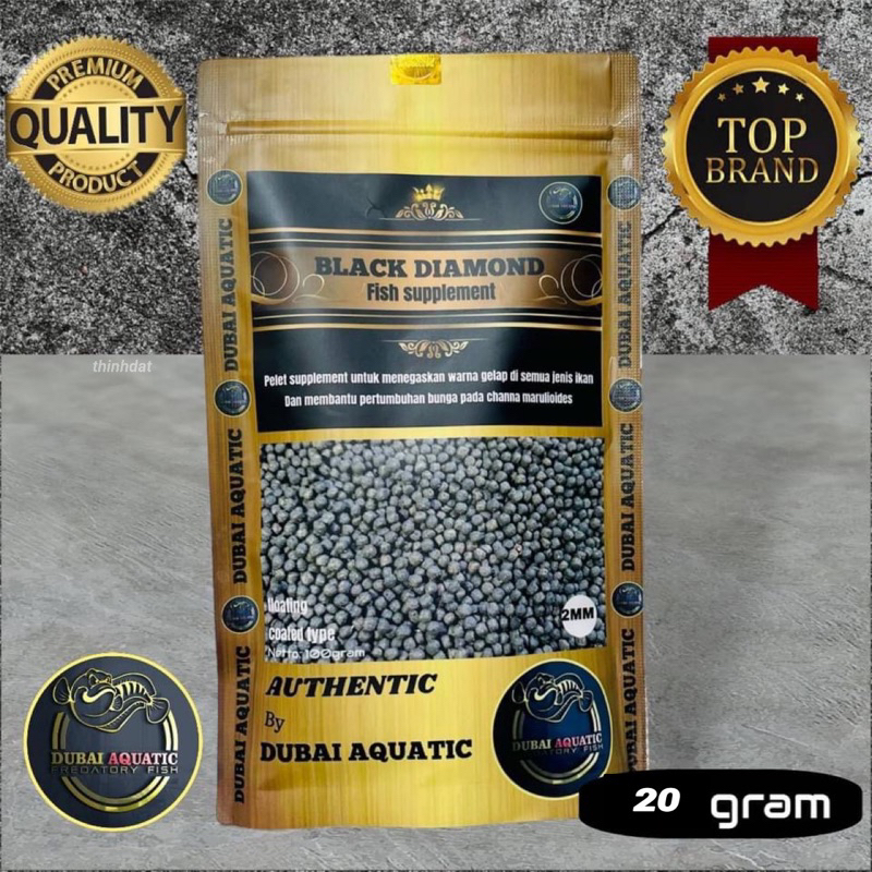 Black Diamond Bran for Snakeheads - Scale Support (Free 10 Capsules ...