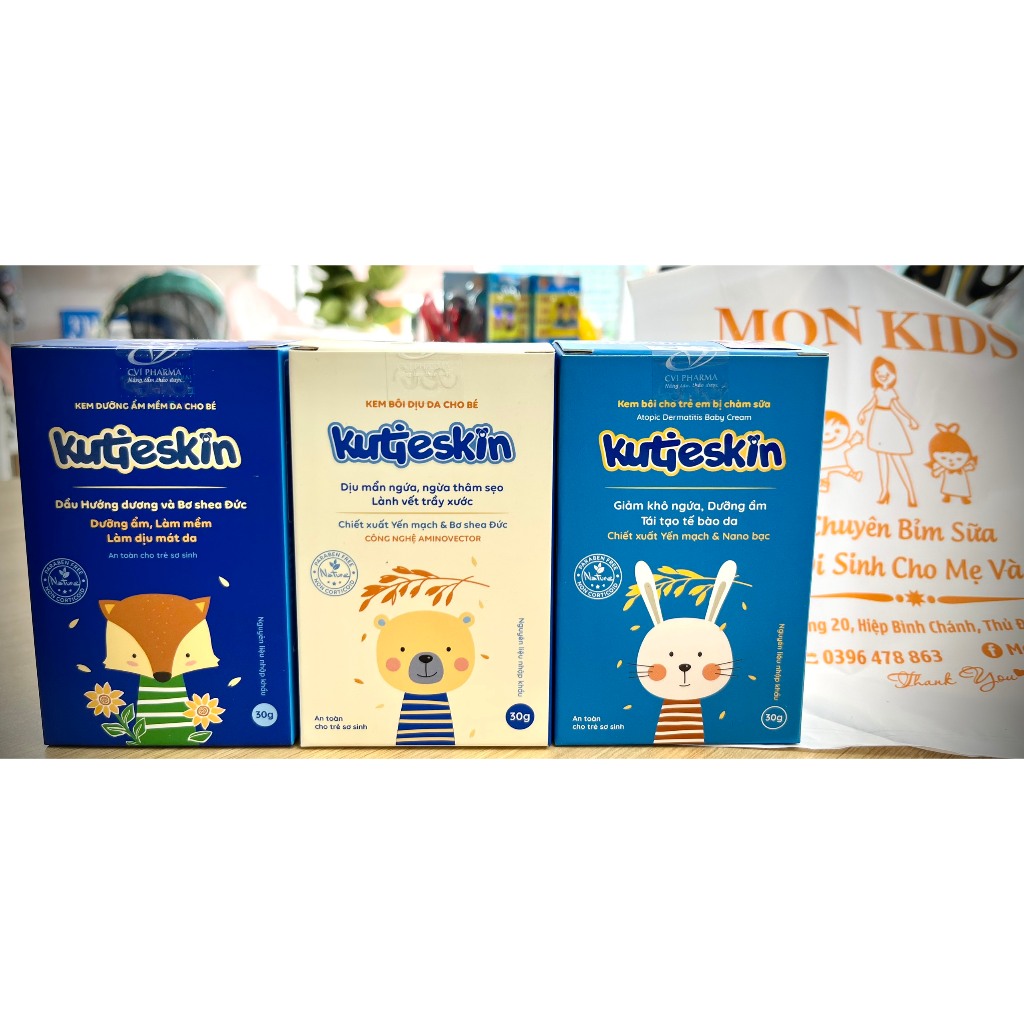 Kuteskin- Combo Kutieskin Cream Comprehensive Baby Care (Moisturizes ...