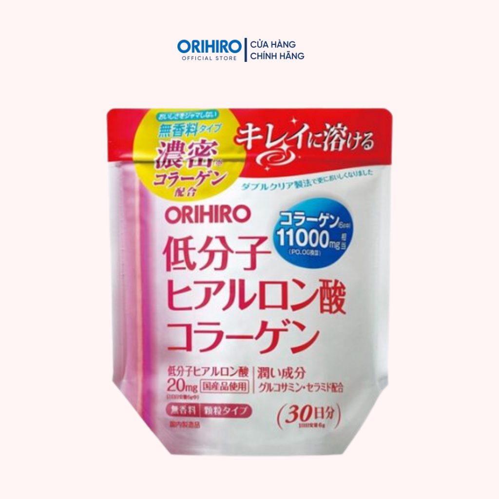 Orihiro Skin Beauty Hyaluronic Acid Collagen Powder 11000mg 180g/bag ...