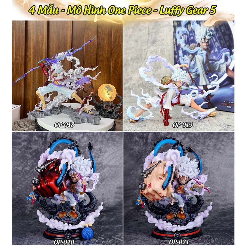 4 Models - One Piece Character Model - Super Beautiful Luffy Gear 5 ...