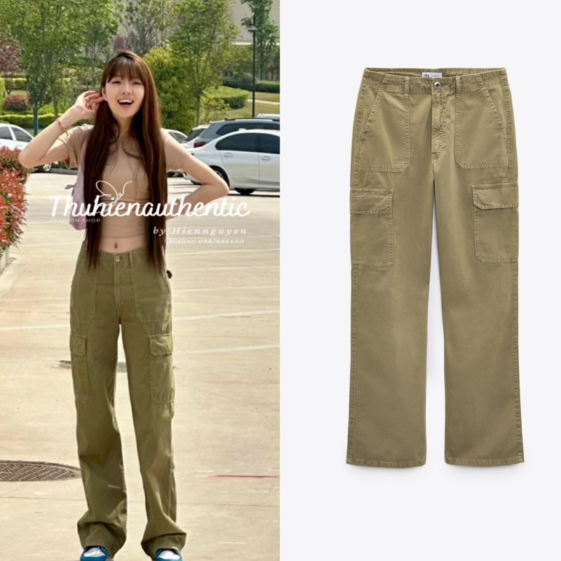 Bright Blue cargo Jeans Straight Tube Box code: 6739 /200 /401 Genuine ...