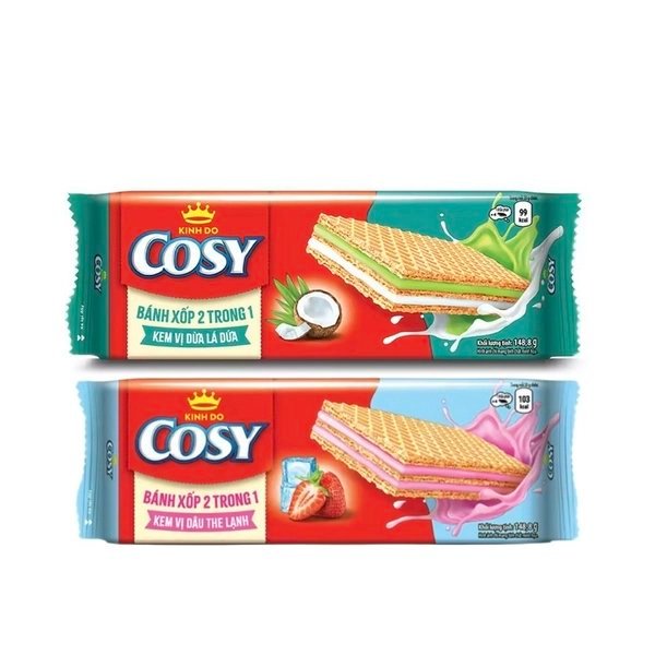 2 In 1 Cold Strawberry Ice Cream Sponge Cake-Cosy, Kinh Do, Pack (148 ...