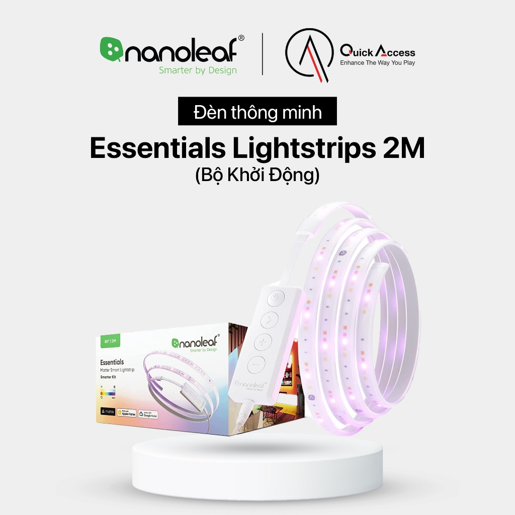 Nanoleaf Essentials Lightstrips 2M smart LED strip (starter) - Genuine ...