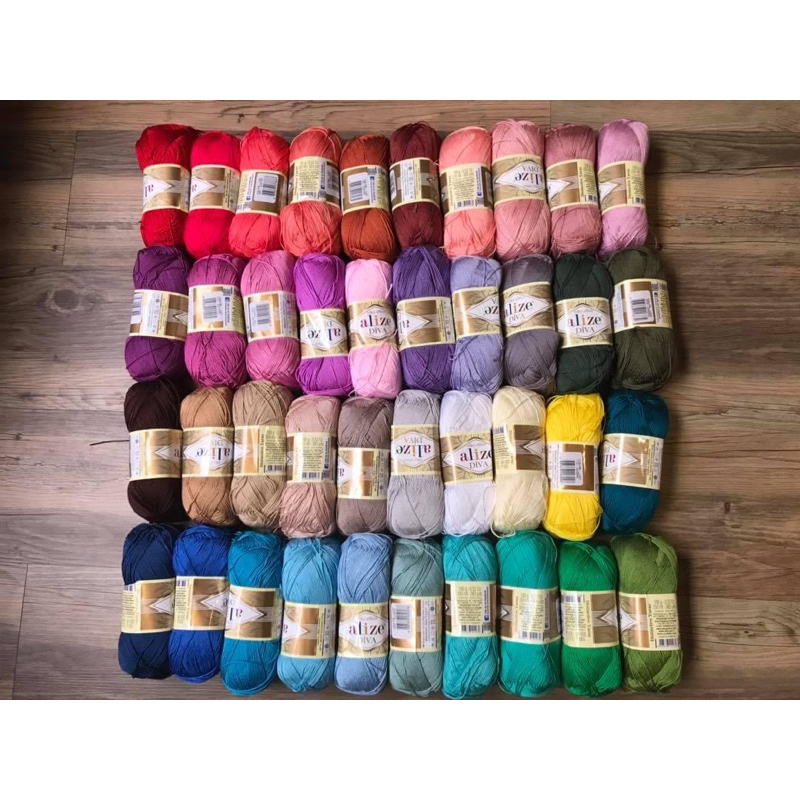 Alize DIVA WOOL (color chart 1) | Shopee Malaysia