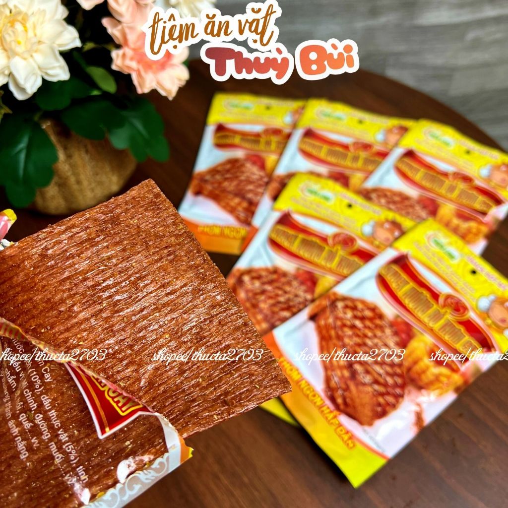 5 Packs of HOT Spicy and Fragrant Beef Snacks, Hang Dai Snacks, School ...
