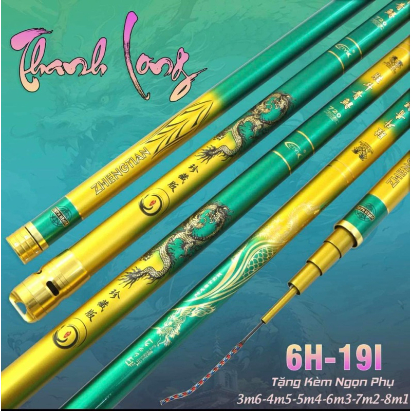 Thanh Long Hand Fishing Rod 6h-19i (with shaft and float) | Shopee Malaysia