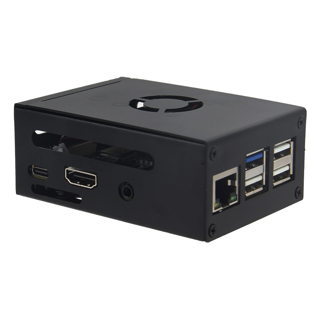 Assembled iron case for Orange Pi 3B (with cooling fan) | Shopee Malaysia