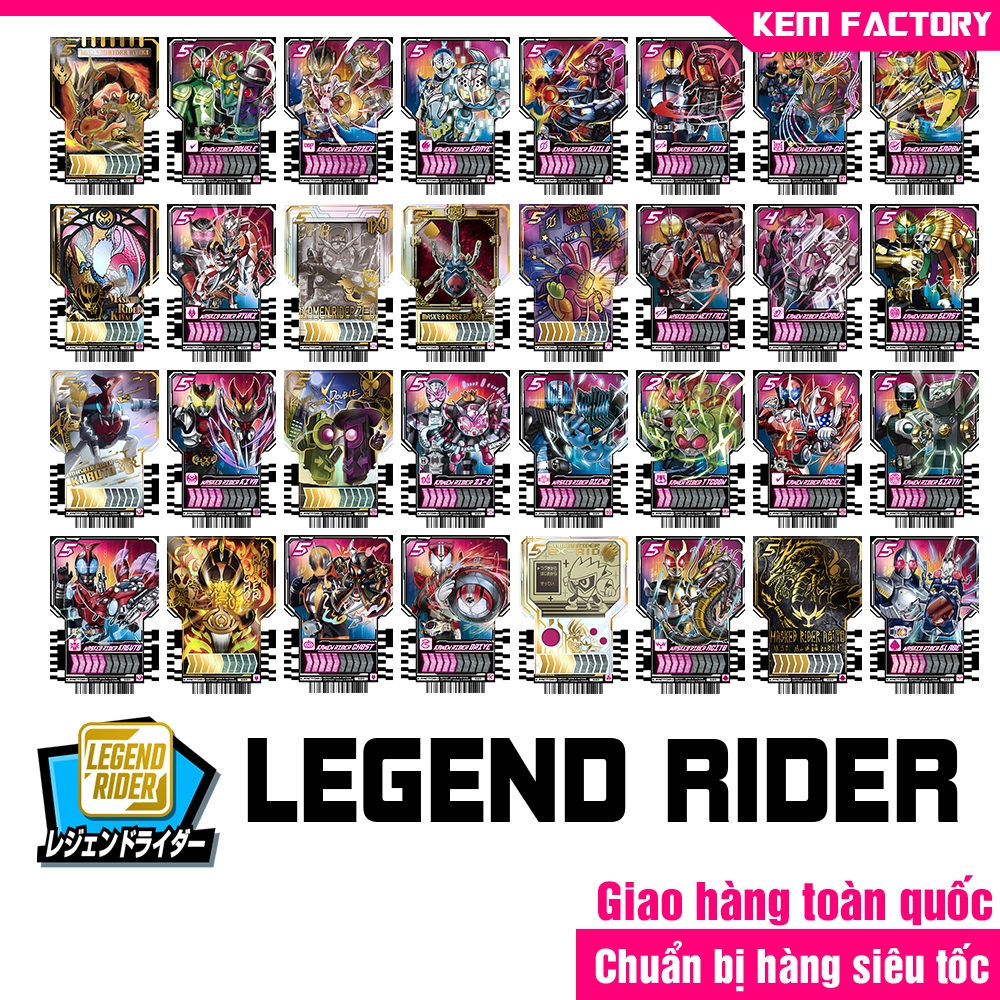 (GOTCHARD) Kamen RIDER Legend Cards Synthetic) | Shopee Malaysia