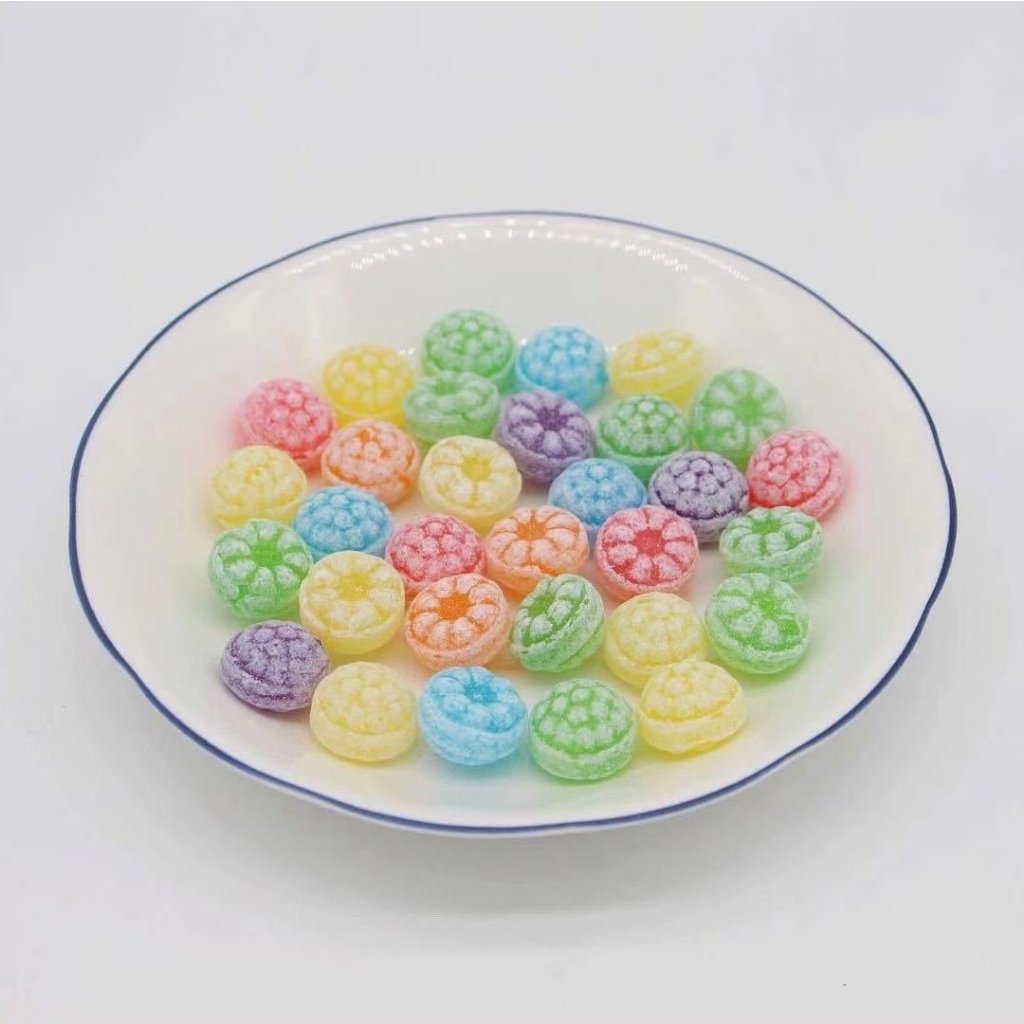 [New Delicious candy] Combo 500g Raspberry-shaped fruit hard candy with ...